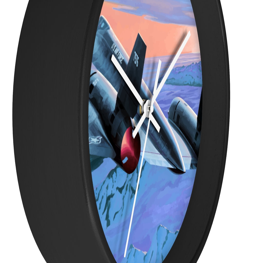 Blackbird Sunrise Artwork Wall Clock – Wild Weasel Apparel