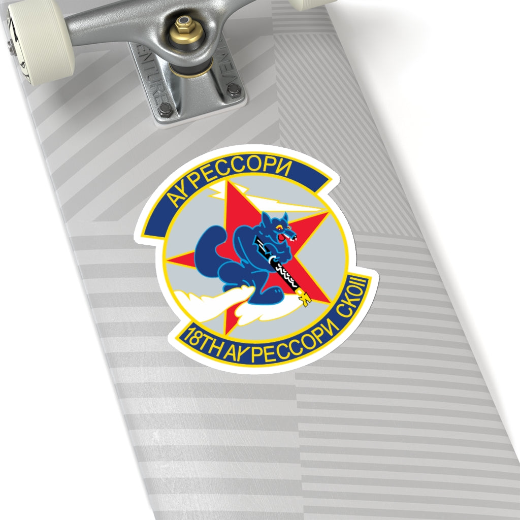 18th Aggressor Squadron Stickers – Wild Weasel Apparel